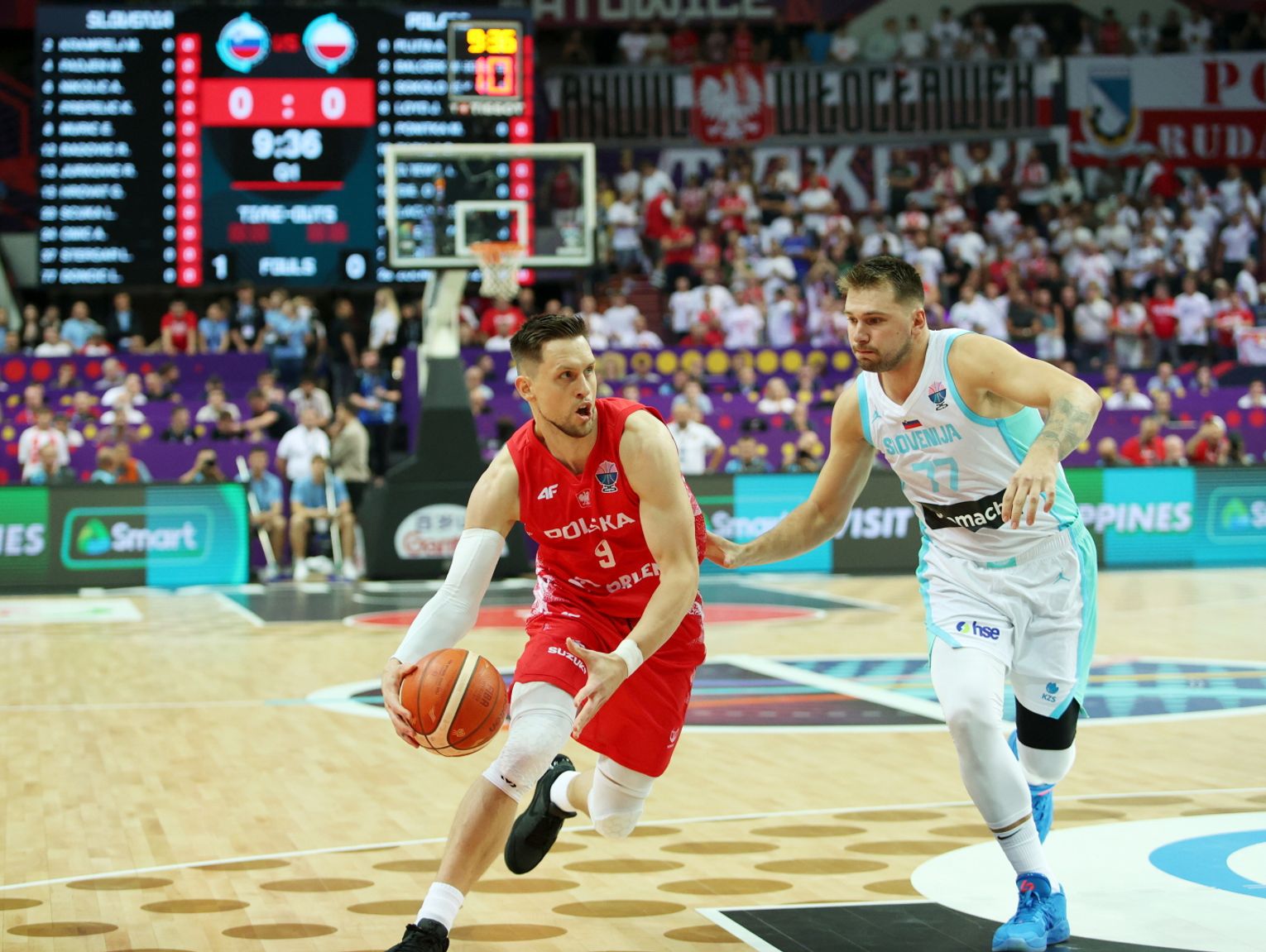 ME koszykarzy - Polska - Słowenia 105:95