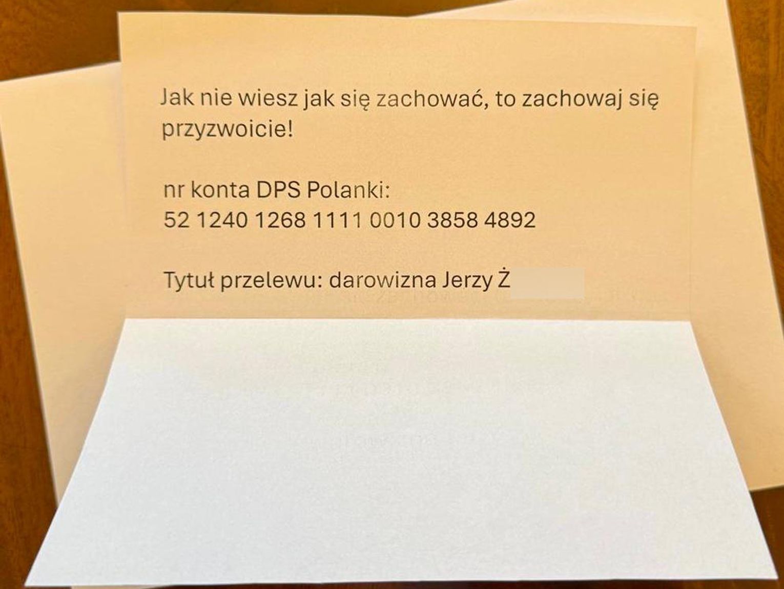 Trzaskowski: w kopercie do Nawrockiego był numer konta DPS, w którym przebywa Jerzy Ż.