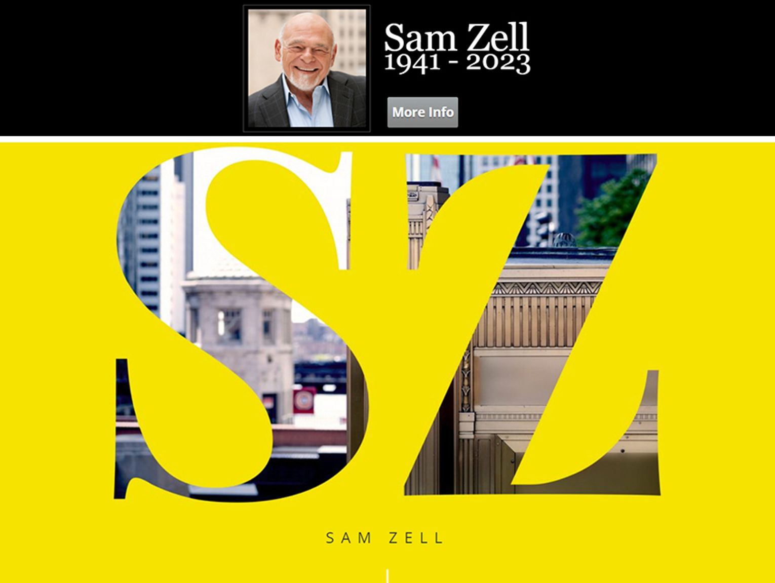 Zmarł Sam Zell, jeden z najbogatszych mieszkańców Illinois, z rodziny ...